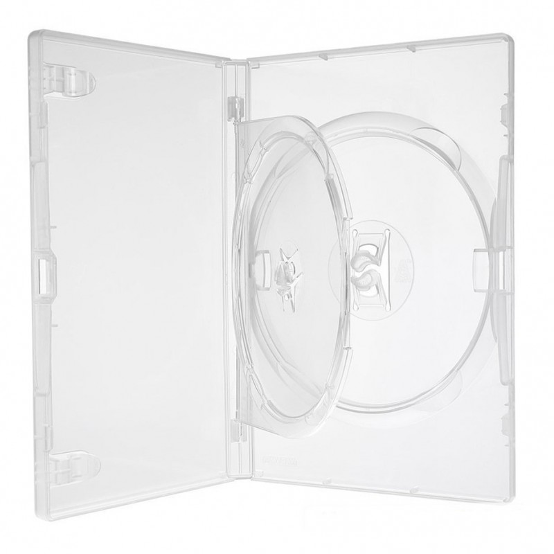 DVD Amaray Double Box, transparent, 25 Stk.