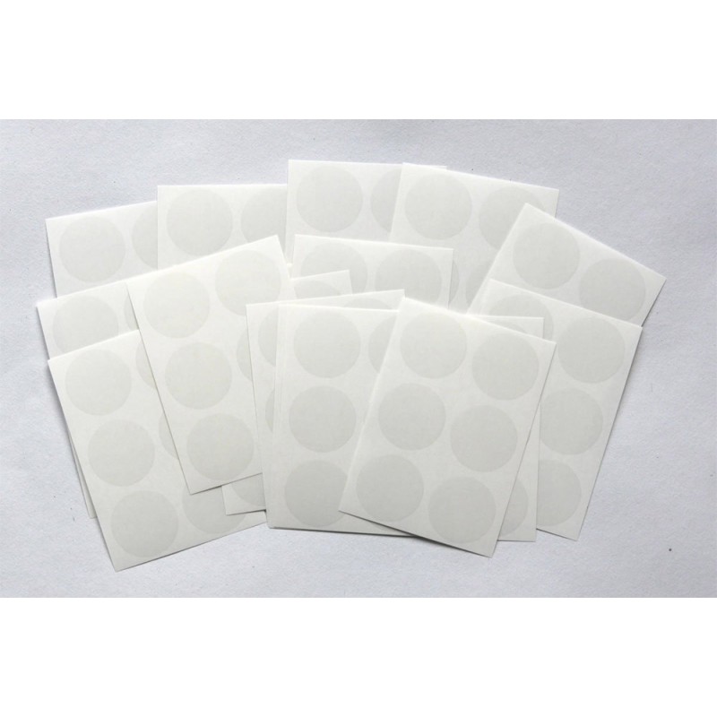 Sticker klarsicht rund 30mm unbedruckt, 100 Stk.