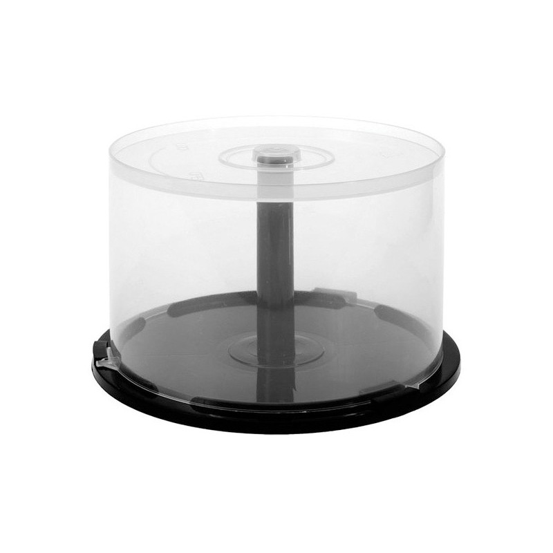 Empty CD/DVD/BD Cake Box Spindle for 50 Discs, 2 pcs.